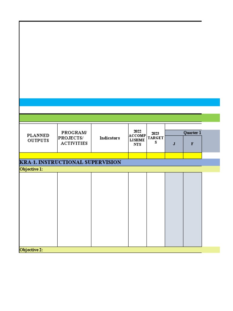 2023 WFP Template La | PDF | Business