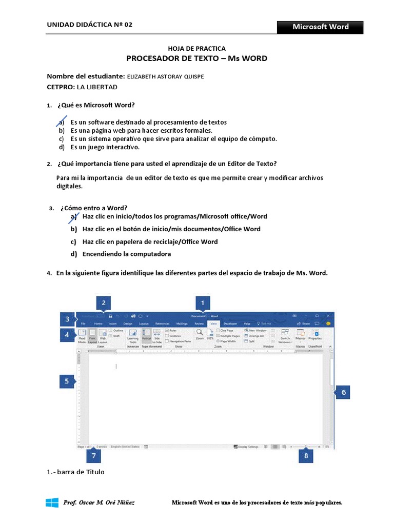Elizabeth Trabajo Word | PDF | Microsoft Word | Procesador de textos Elizabeth Trabajo Word | PDF | Microsoft Word | Procesador de textos