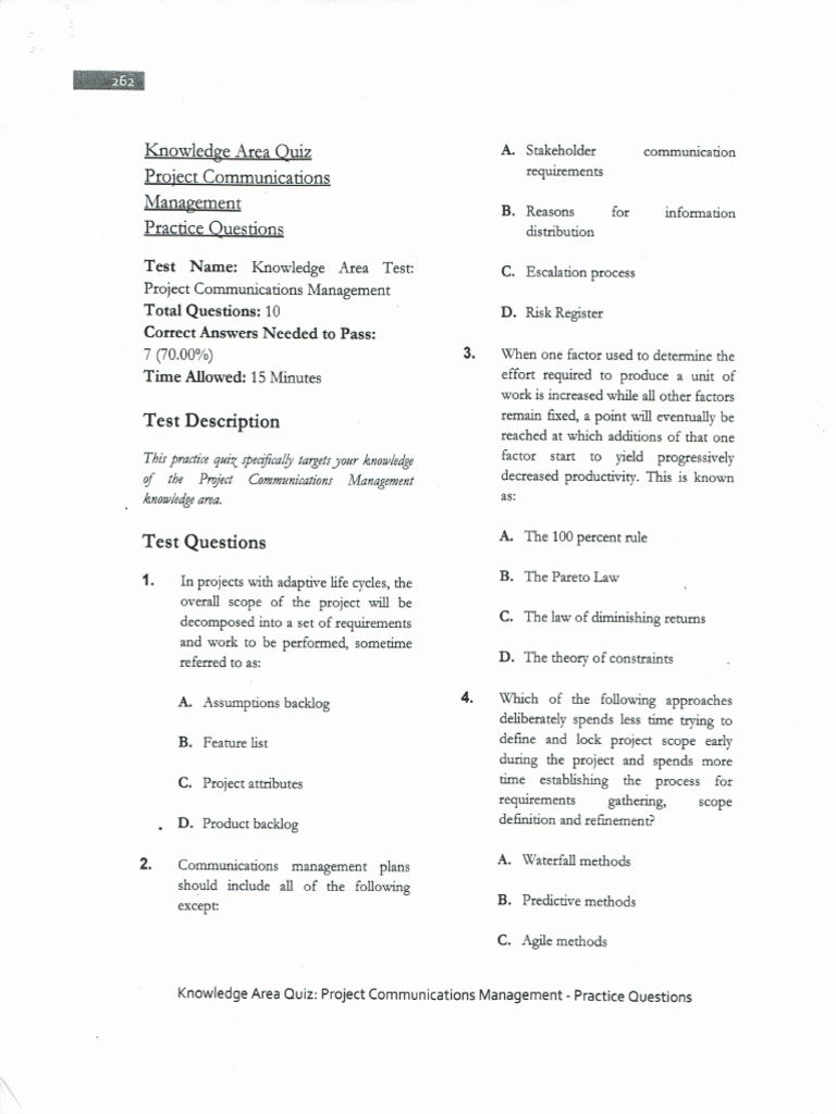 Quiz Communications | PDF