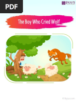 Aesops Fables 010 the Boy Who Cried Wolf | PDF