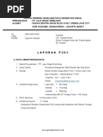 Contoh Format Laporan P2K3 | PDF