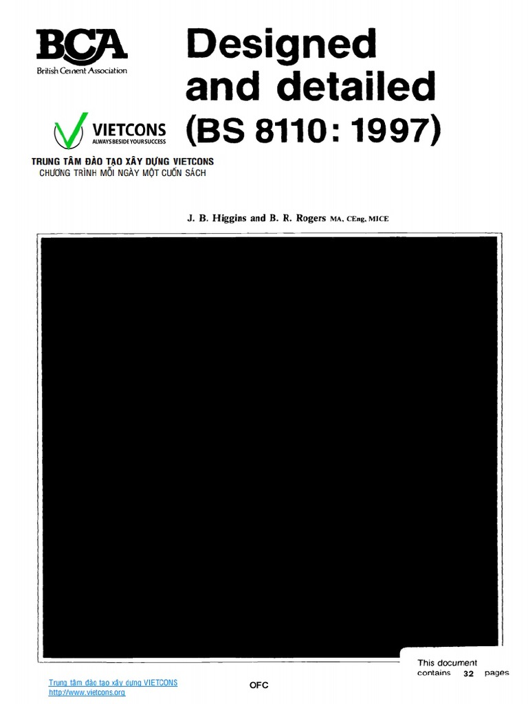 Designed and Detailed BS 8110-97 PDF | PDF