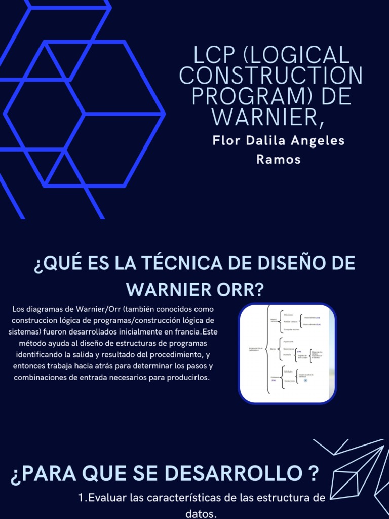 LCP (Logical Construction Program) de WARNIER | PDF