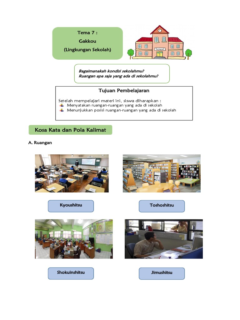 Modul Tema Gakkou 1 | PDF