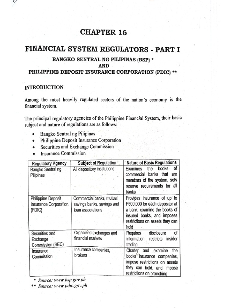 Financial System Regulations | PDF