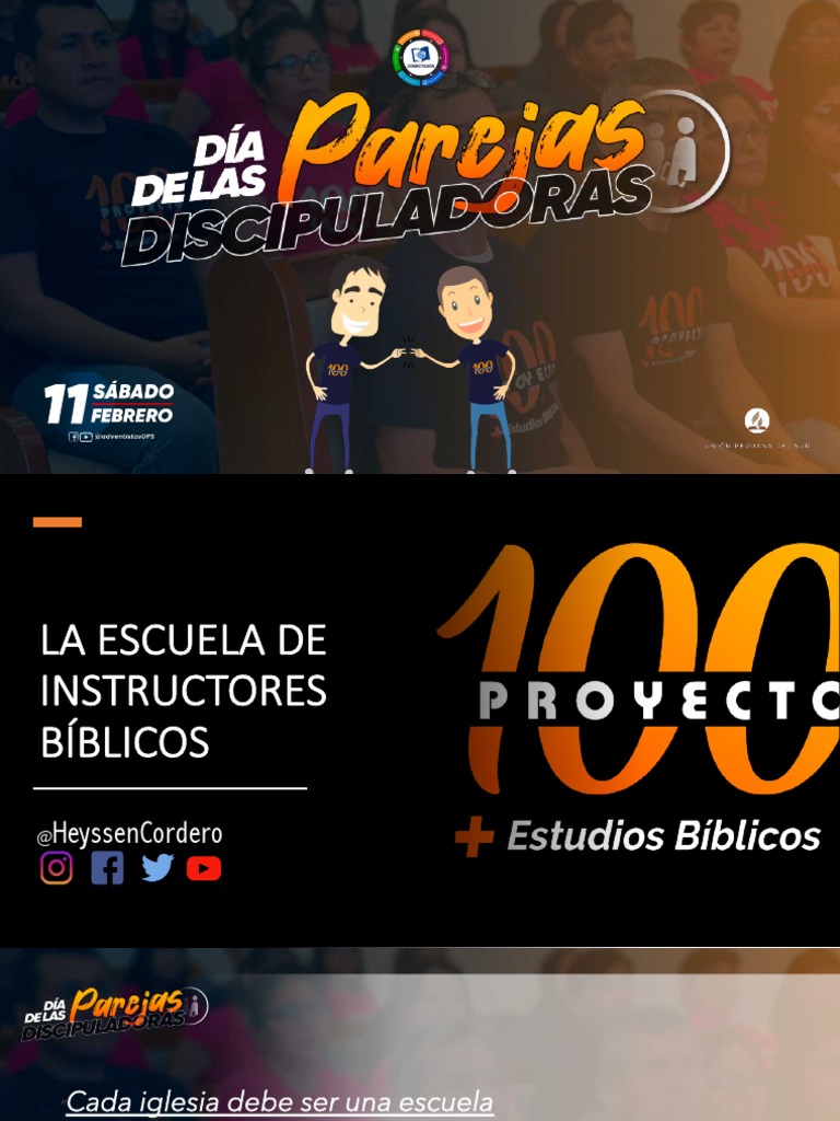 La Escuela de Instructores Bíblicos UPS | PDF | Iglesia cristiana ...