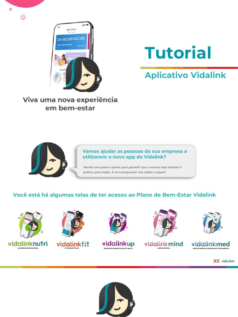 Guia do App Vidalink para Empresas | PDF | Aplicativo para celular | Biometria