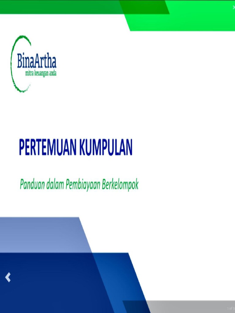 Materi PERTEMUAN KUMPULAN BAV PDF | PDF