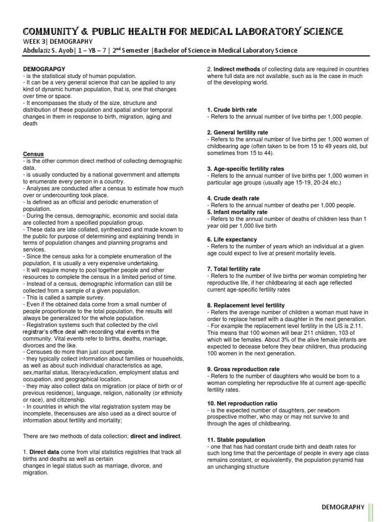 Week 3-CPHM PDF | PDF