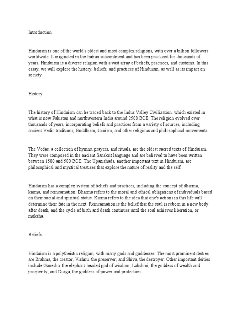 Hinduism Pdf Moksha Reincarnation