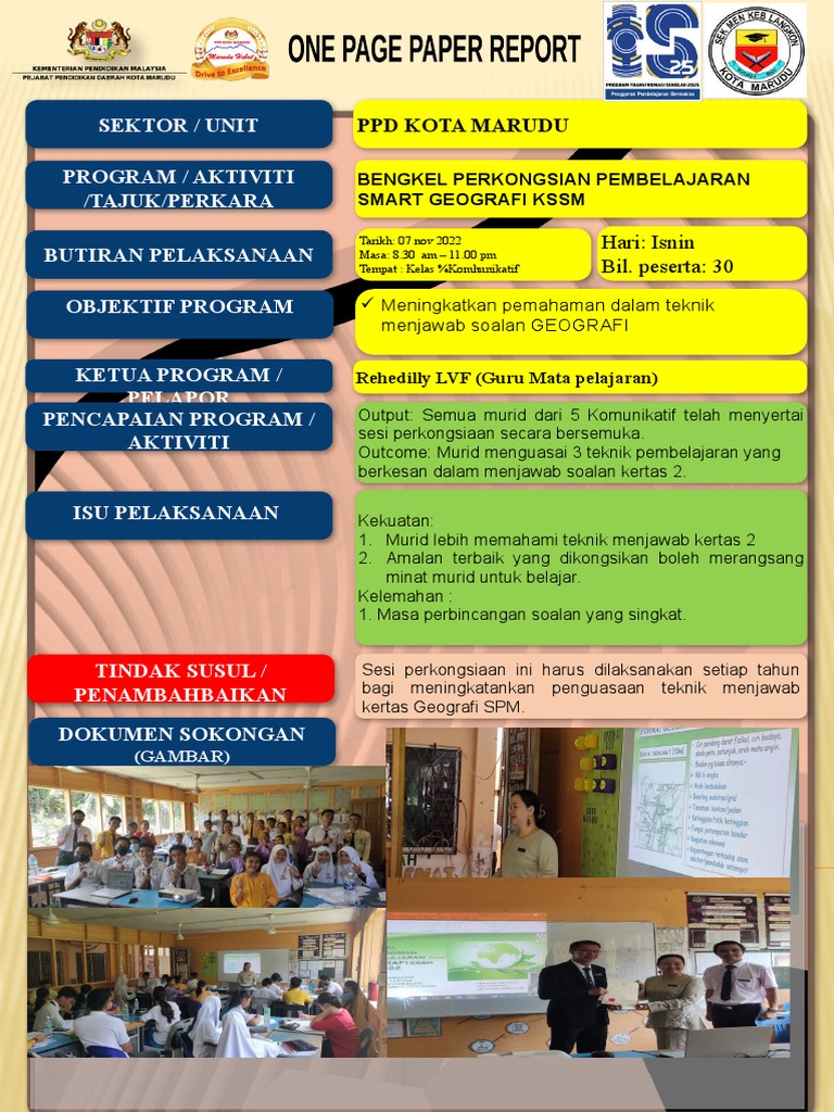 OPPR Bengkel Geografi 2022 | PDF