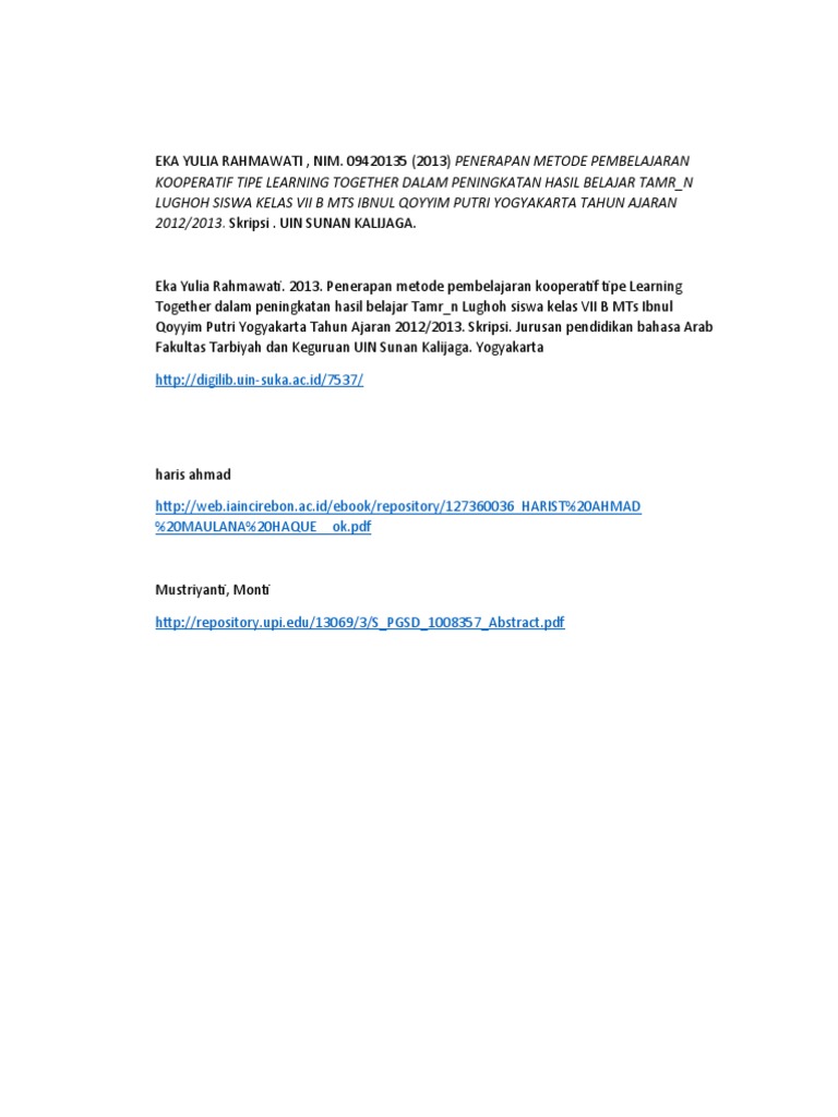 Dapus Penelitian Relevan | PDF