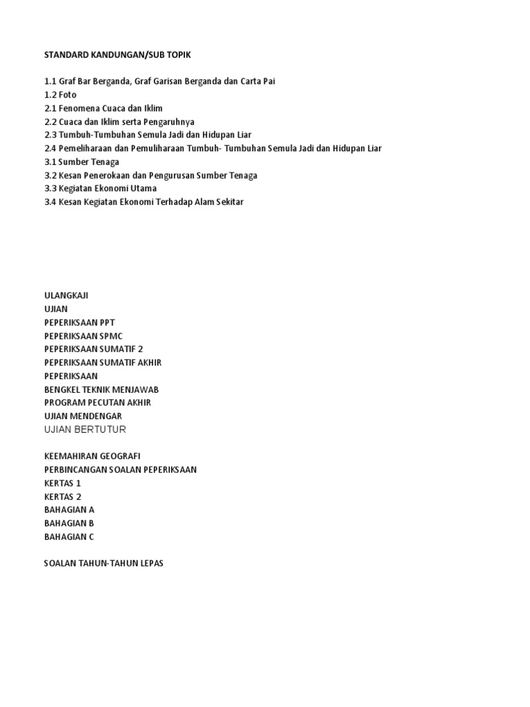 TS25 RPH - Geo - FM5 | PDF | Teknologi & Rekayasa