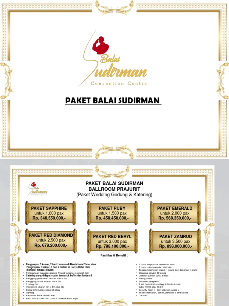 Paket Balai Sudirman | PDF