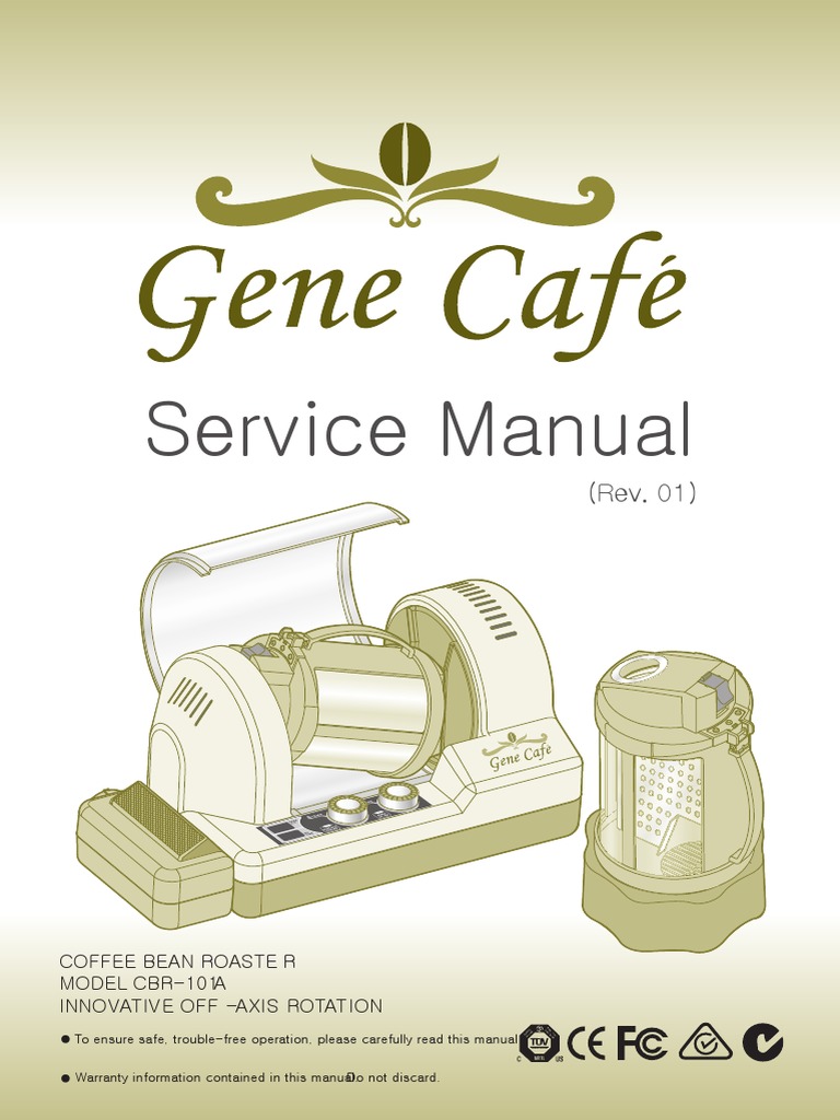 Genesis Gene-Cafe Cbr-101a Rev01 SM | PDF | Vacuum Cleaner | Tools