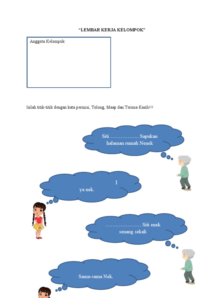 Lembar Kerja Kelompok | PDF