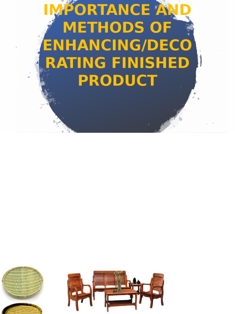 TLE 6 Lesson No.1 Powerpoint | PDF | Varnish | Paint