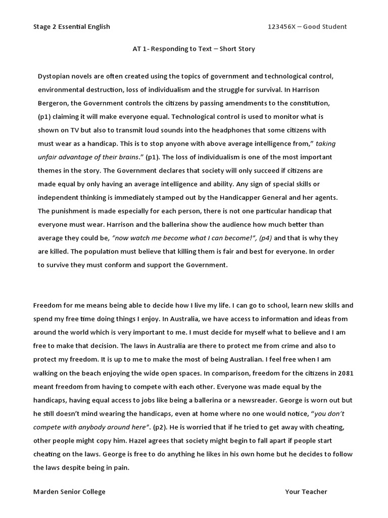 Short Story Example | PDF