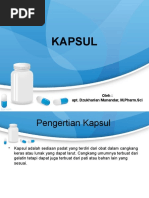 FARMASETIKA DASAR 3 (Kapsul Dan Pil) | PDF