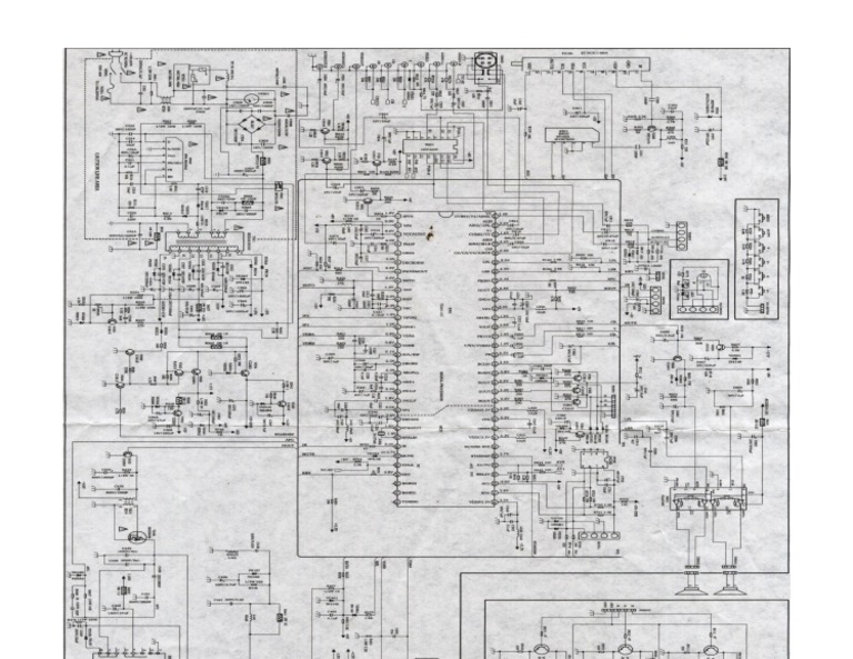 Diagrama de TV Cyberlux TVFSCX-21JP de Prof Henry | PDF