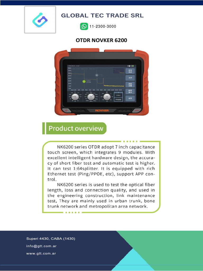 Novker 6200 Ficha Tecnica GTT PDF | PDF