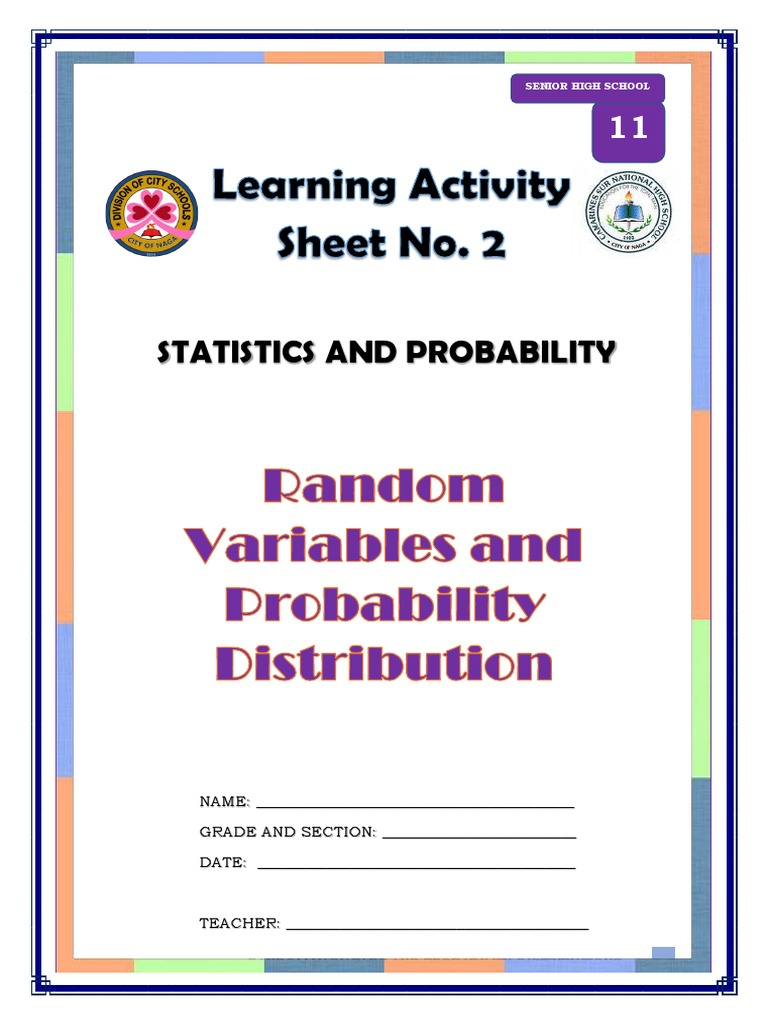 LAS #2 (Statistics and Probability) | PDF | Probability Distribution ...