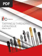 Tapping Drill Size Chart Overview | PDF | Tools | Metalworking