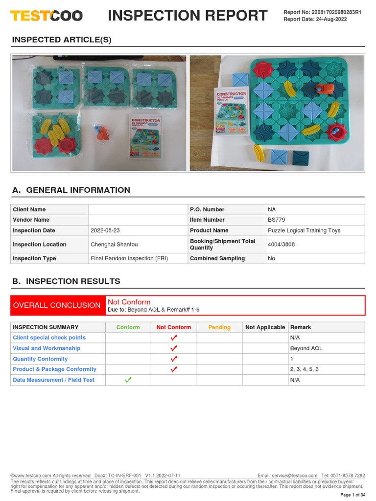 Toys Sample Report | PDF | Packaging And Labeling | Barcode