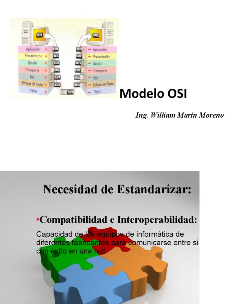 Proceso de Encapsulamiento OSI y TCP/IP | PDF | Modelo osi | Protocolo ...