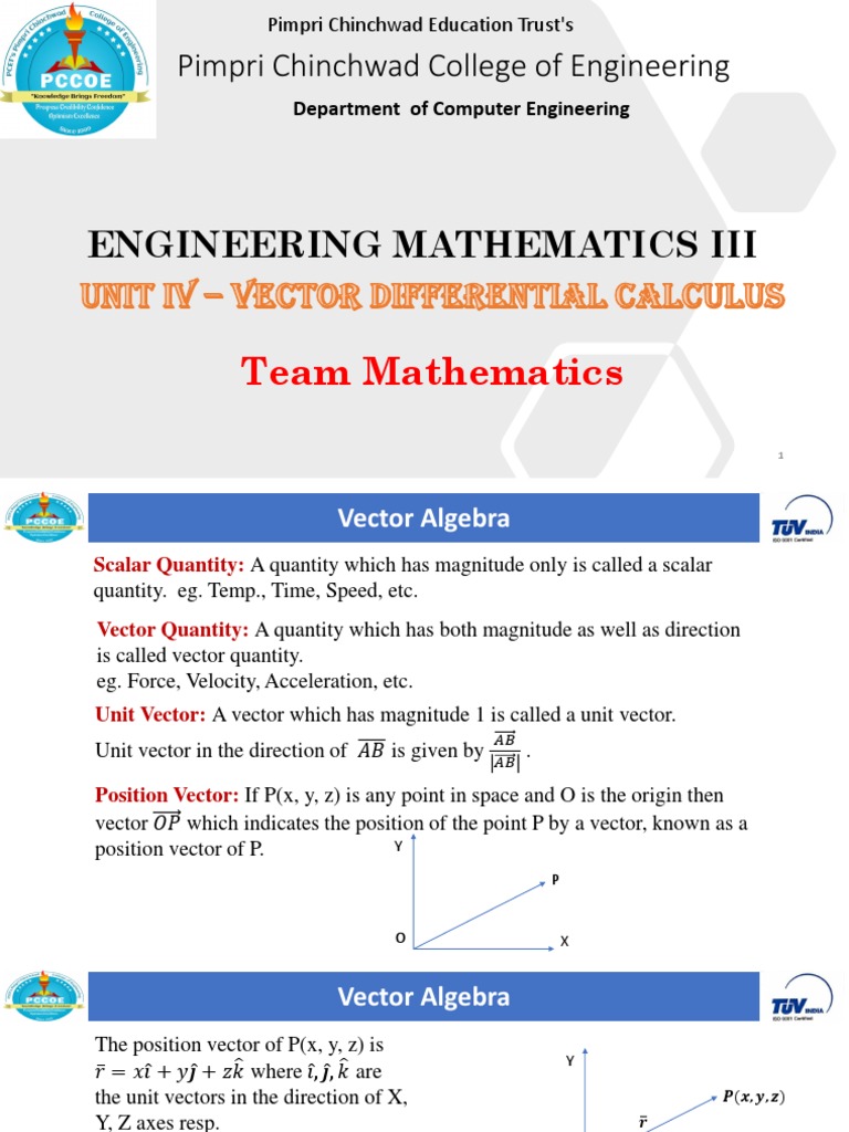 22-23 Vector Diferential Calculus Modified PDF | PDF | Euclidean Vector | Vector Calculus