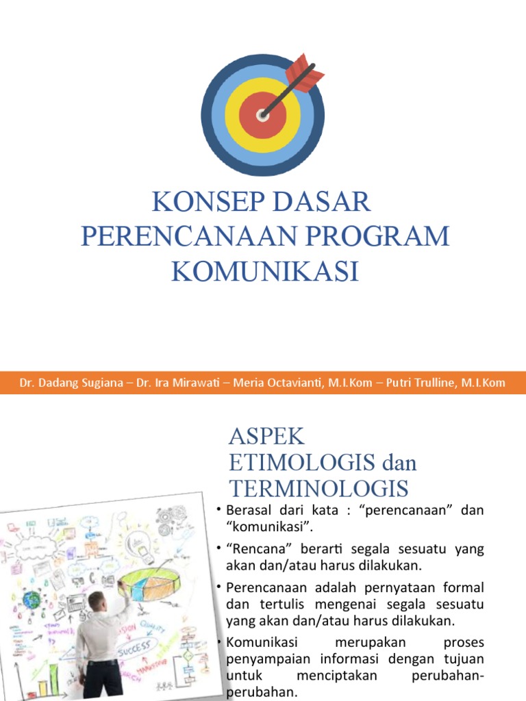 Konsep Perencanaan Program Komunikasi | PDF | Karier & Perkembangan ...