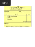 Tuition Fee Receipt Template | PDF | Business