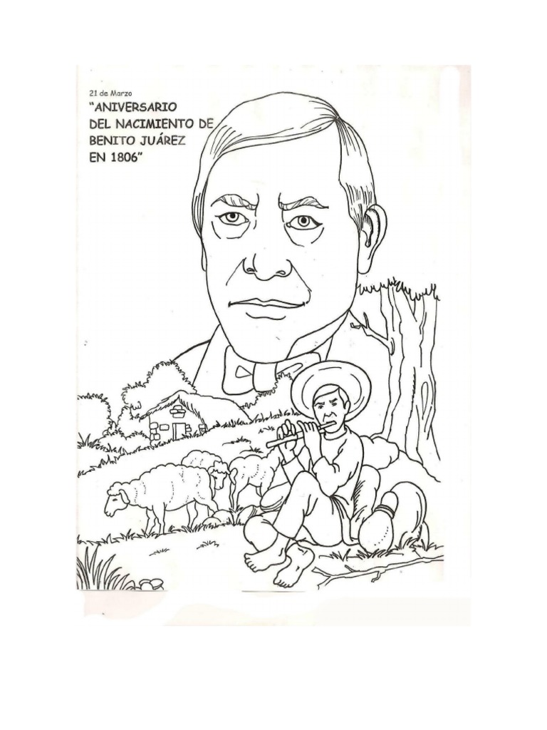 Dibujo Benito-Juarez | PDF