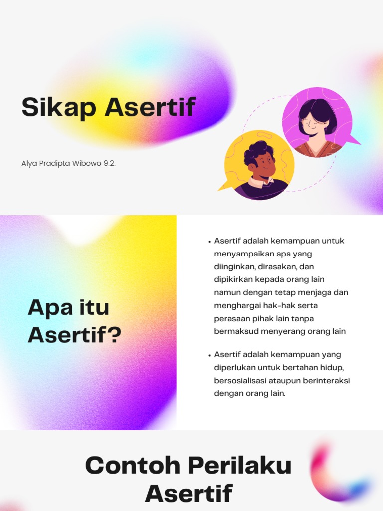 Sikap Asertif PDF | PDF