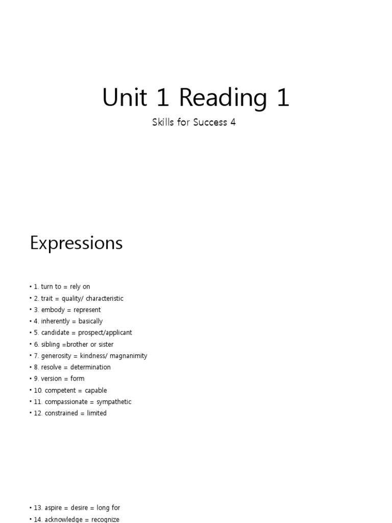 Unit 1 Reading 1 | PDF | Social Institutions