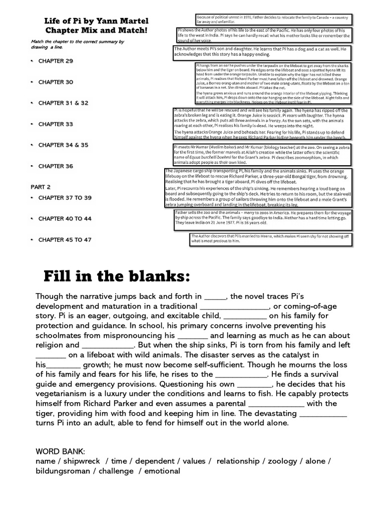 Life of Pi Review Part 2 | PDF