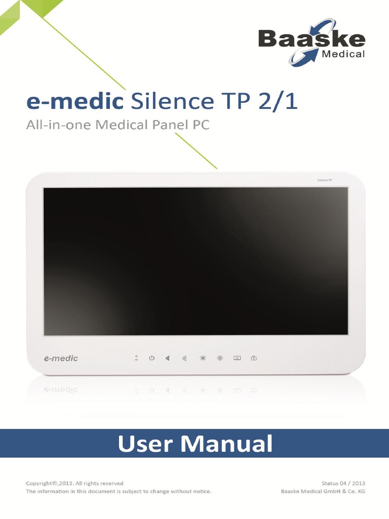 Silence TP User Manual | PDF | Booting | Hertz