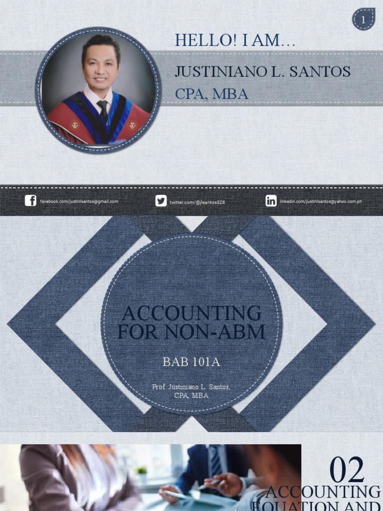 Accounting For Non-ABM - Accounting Equation and The Double-Entry ...