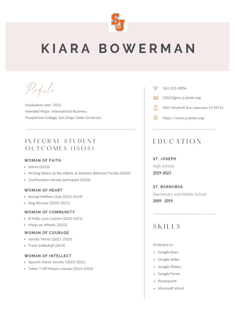 Minimalist Clean Signature CV Resume | PDF