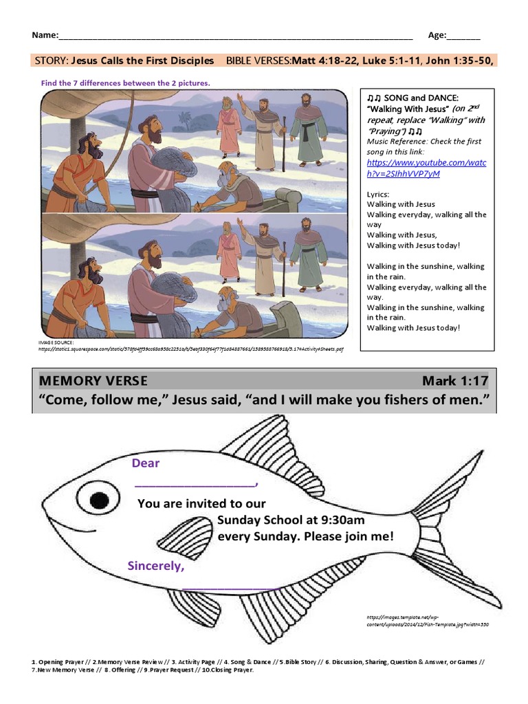 JESUS - 3 - First Disciples | PDF | Jesus | Prayer