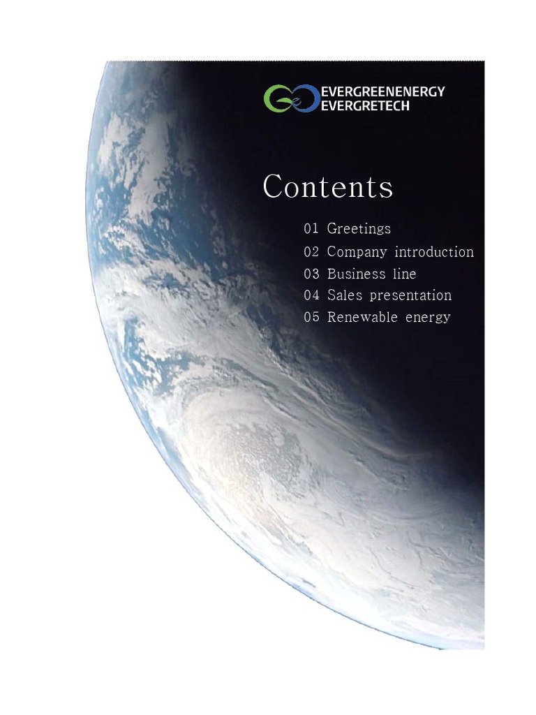 Evergreen Energy: Innovating Renewables | PDF | Photovoltaics ...