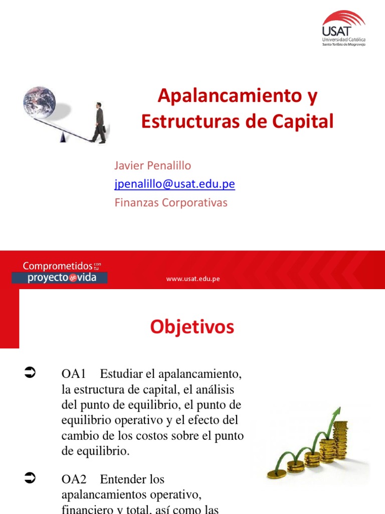 Sesión 9 Apalancamiento Estructura de Capital | PDF | Apalancamiento (Finanzas) | Deuda