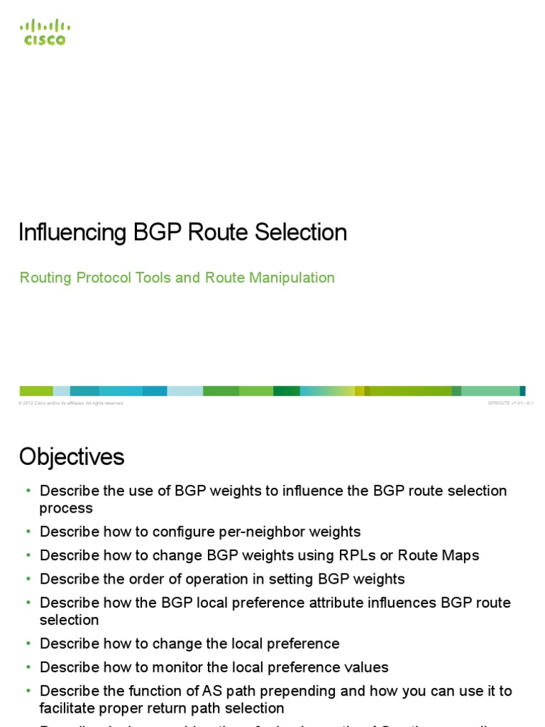 BGP Route Selection | PDF | Internet | Information Technology