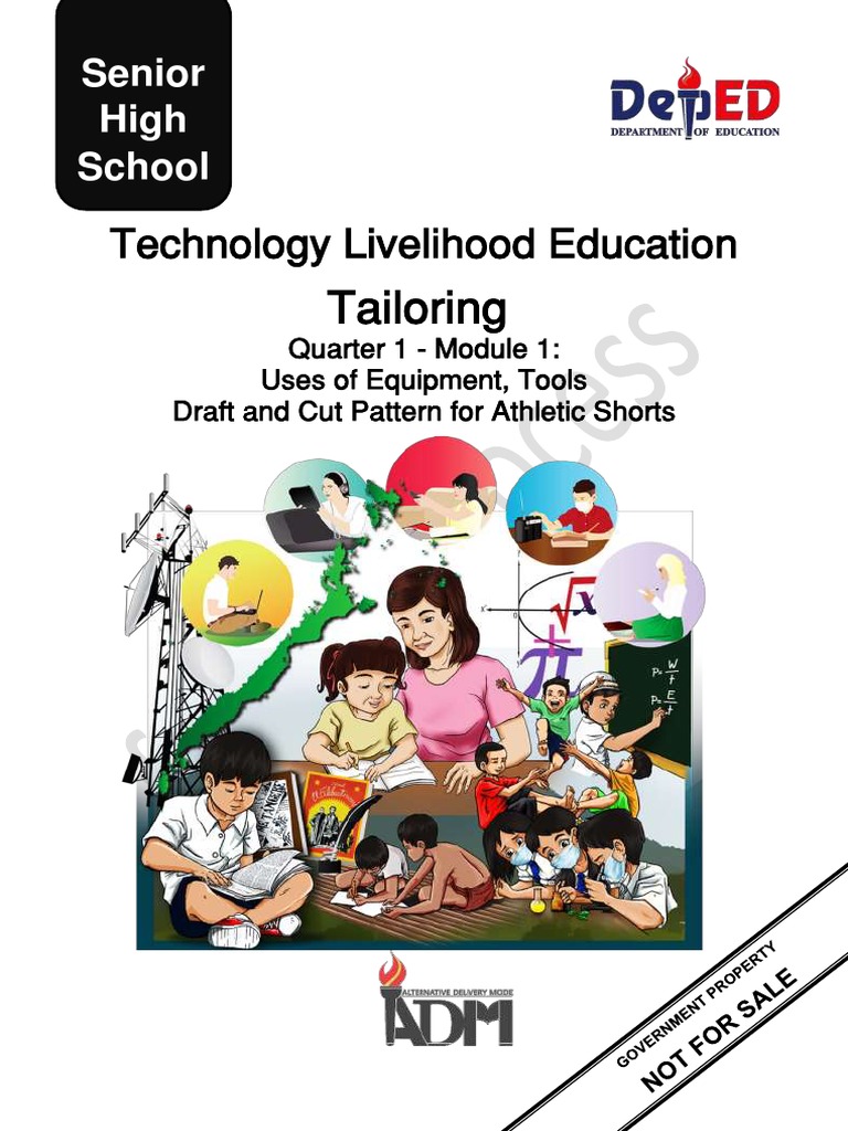Senior TLE Tailoring Q1 - M1 For Printing | PDF | Seam (Sewing) | Clothing