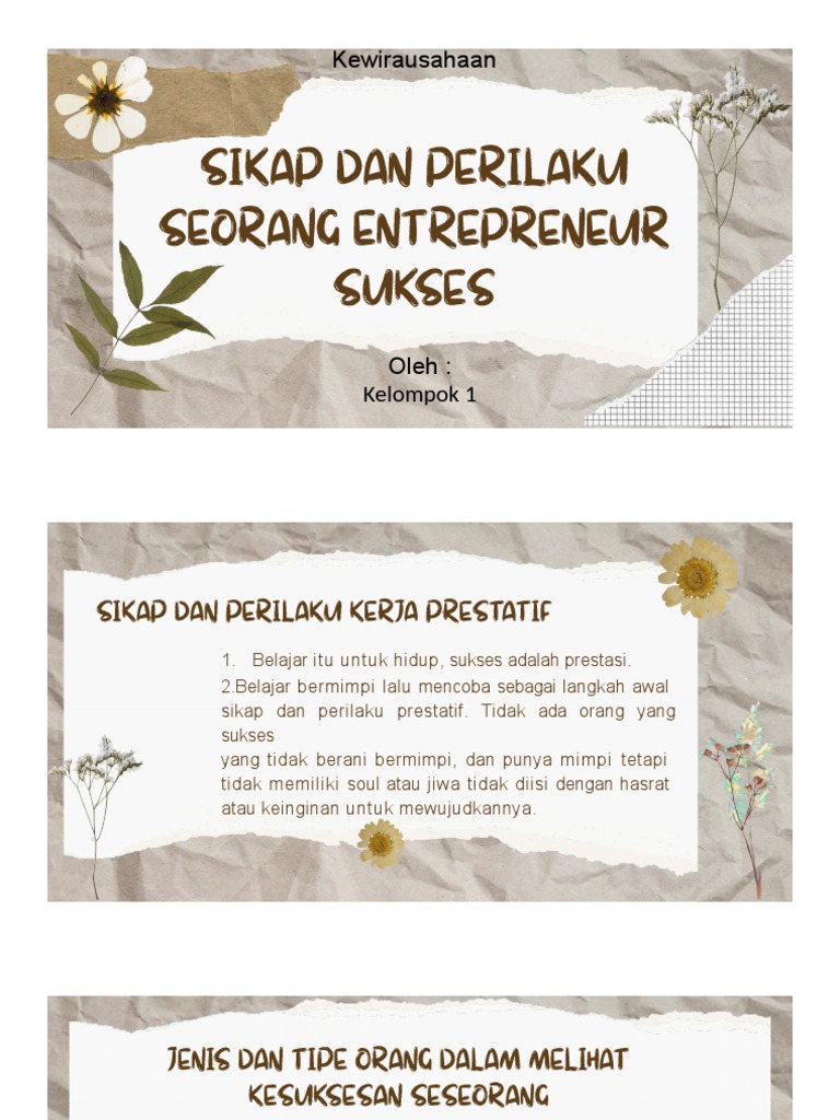 Coklat Dan Beige Estetik Scrapbook Tugas Presentasi - Compressed | PDF