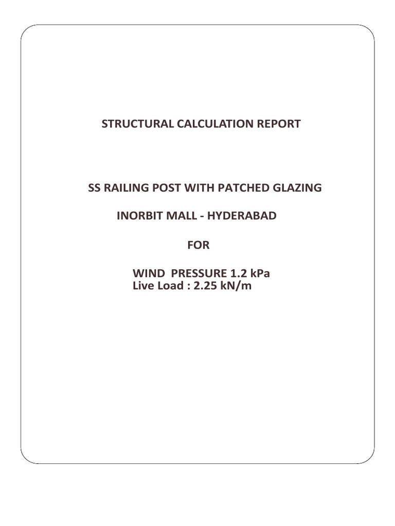 SS Railing | PDF | Specification (Technical Standard)