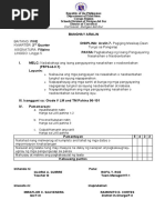 Tos in Filipino 6 1st Quarter 2025-2026 | PDF