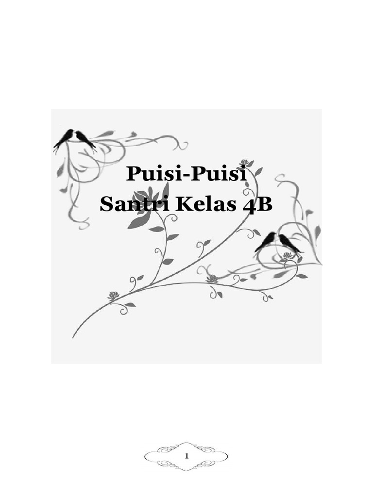 Template Menulis Puisi | PDF