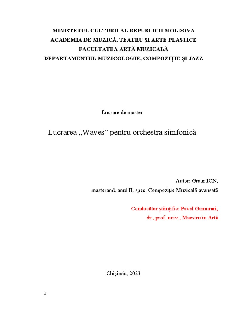 Graur Ion-Foaia-de-titlu | PDF