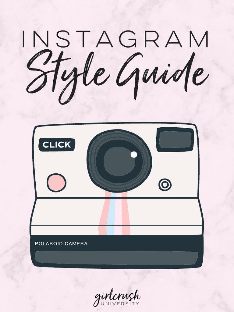 Instagram Style Guide | PDF | Internet | Communication